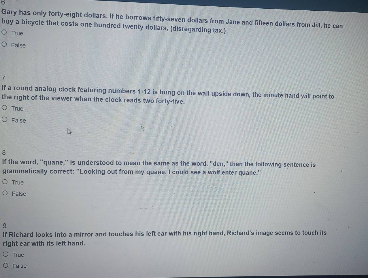 Solved: Gary has only forty-eight dollars. If he borrows fifty-seven ...
