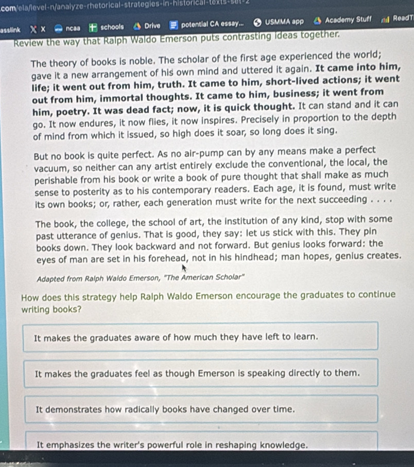 Solved: com/ela/level-n/analyze-rhetorical-strategies-in-historical ...