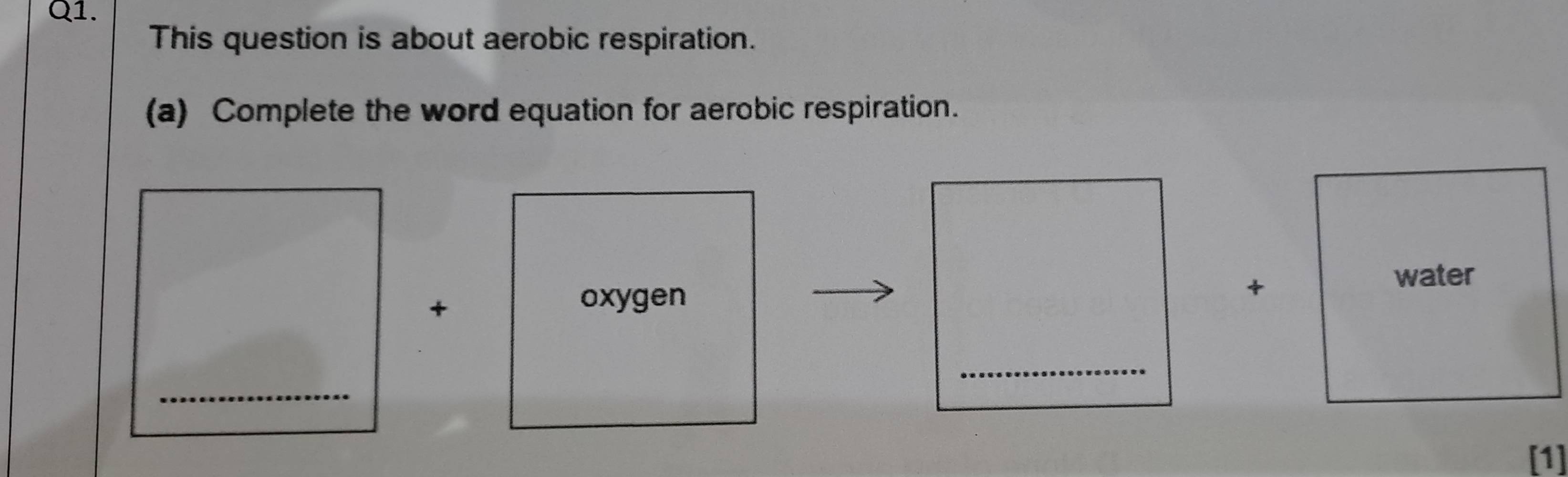 Résolu :This question is about aerobic respiration. (a) Complete the ...