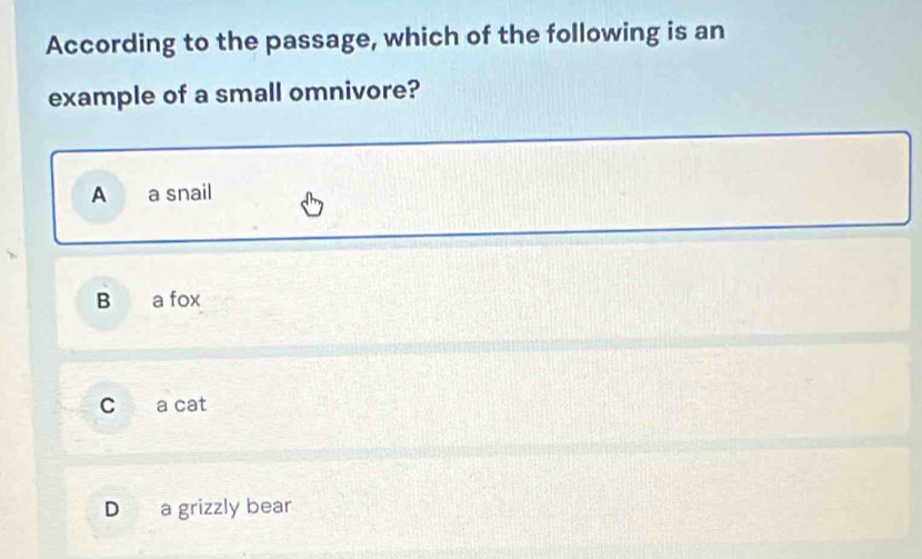 Solved: According to the passage, which of the following is an example ...