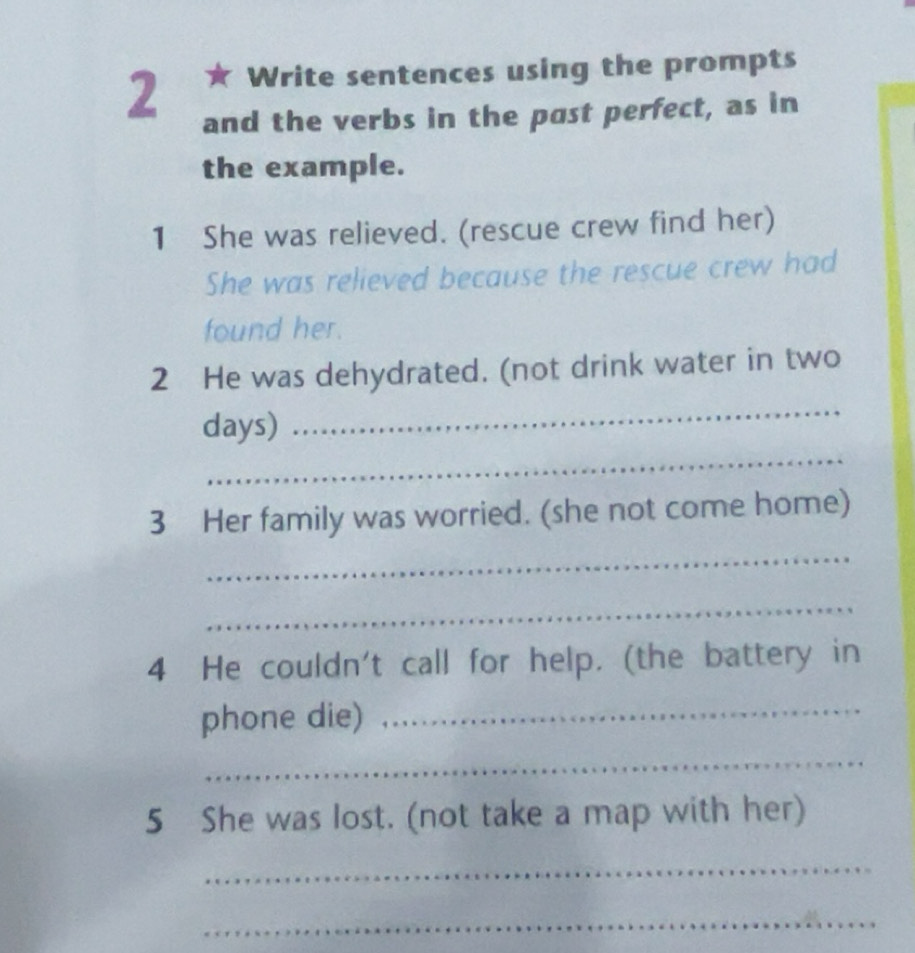 Résolu :Write sentences using the prompts and the verbs in the past ...