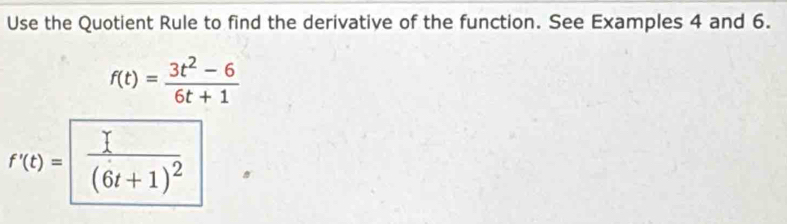 Solved: Use the Quotient Rule to find the derivative of the function ...