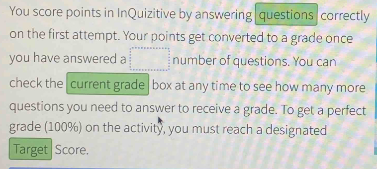 Solved: You score points in InQuizitive by answering |questions ...