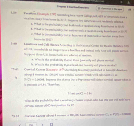 Solved: Chapter S: Section Exerclses Continue in the syp AB 3.59 ...