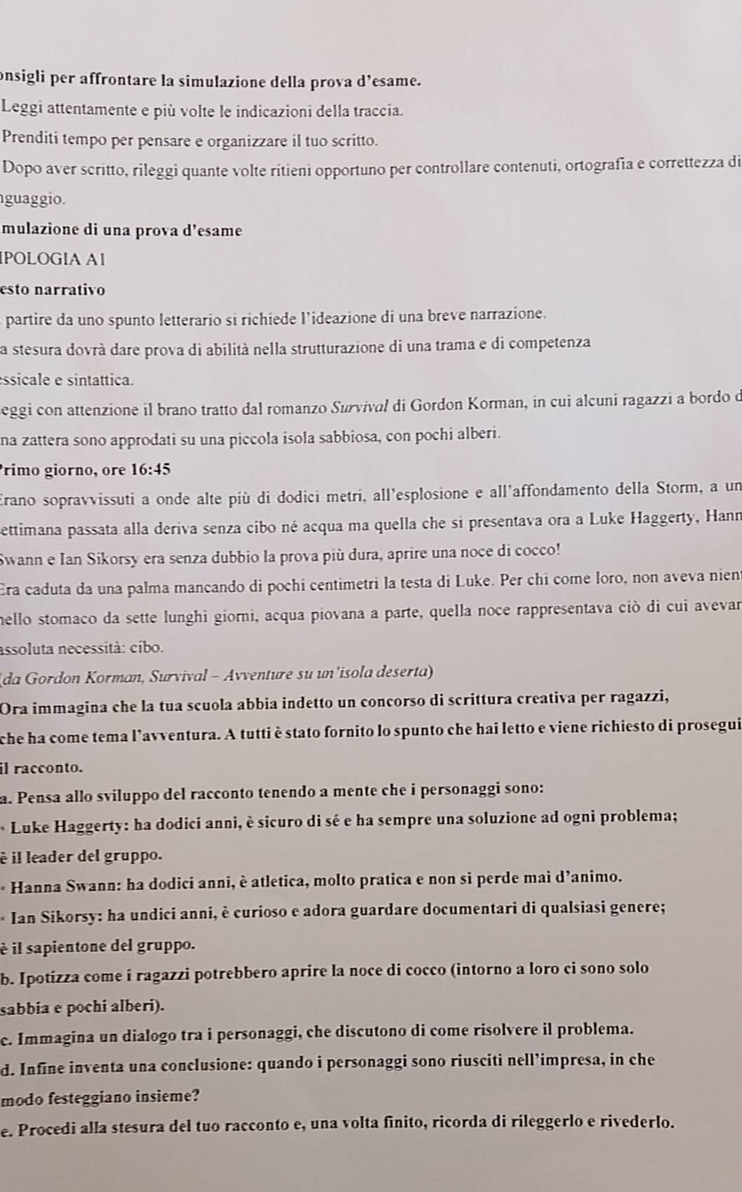 Risolto:onsigli per affrontare la simulazione della prova d’esame ...