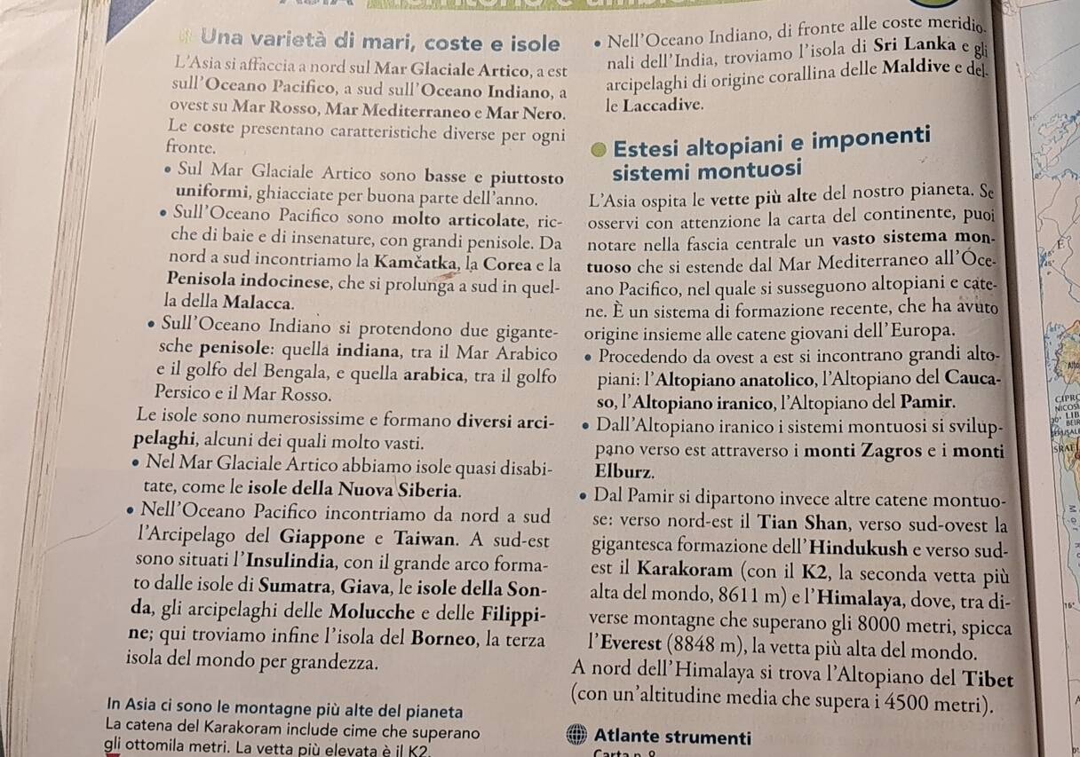 Risolto:# Una varietà di mari, coste e isole Nell’Oceano Indiano, di ...