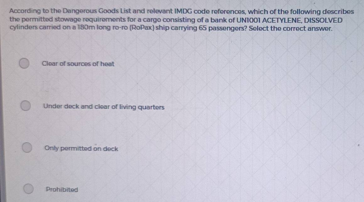 Gelöst:According to the Dangerous Goods List and relevant IMDG code ...