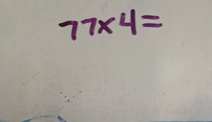 Solved: 77* 4= [Math]
