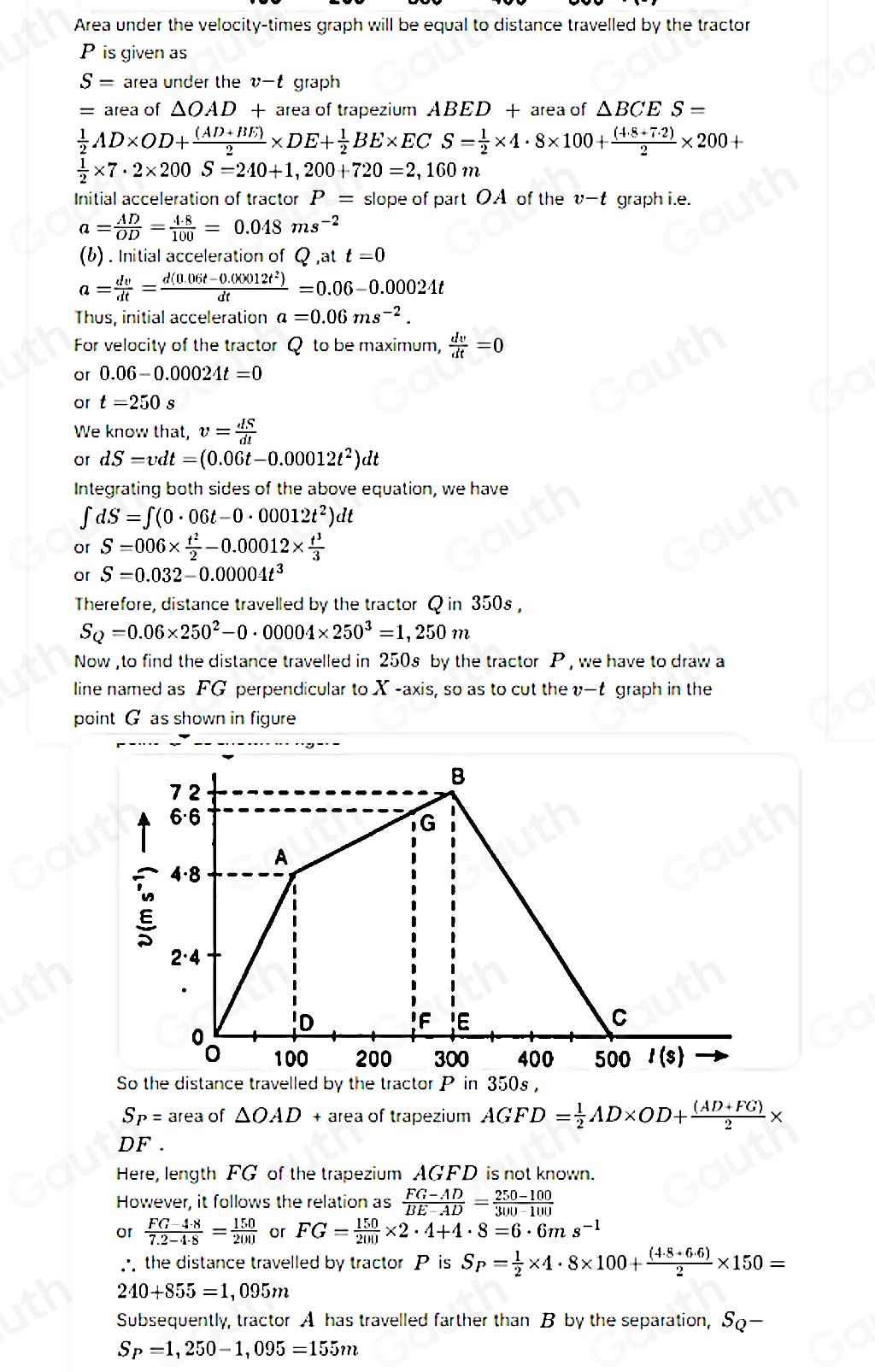 Telah dijawab:Nov 2003/ P4 A tractor A starts from rest and travels ...