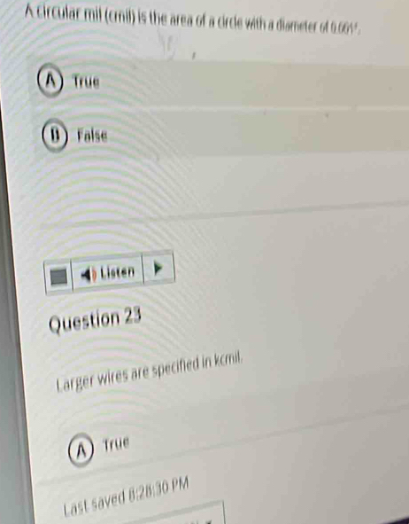 Solved: A circular mil (cmil) is the area of a circle with a diameter ...