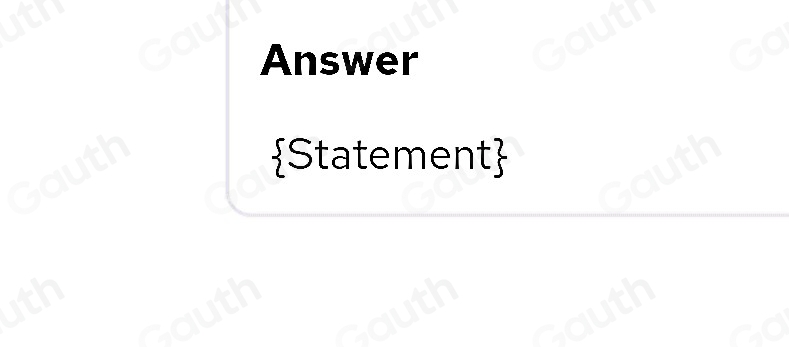 Solved: Decide whether the following is a statement or is not a ...