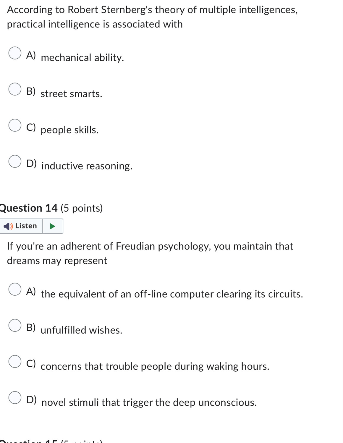 Solved: According to Robert Sternberg's theory of multiple ...