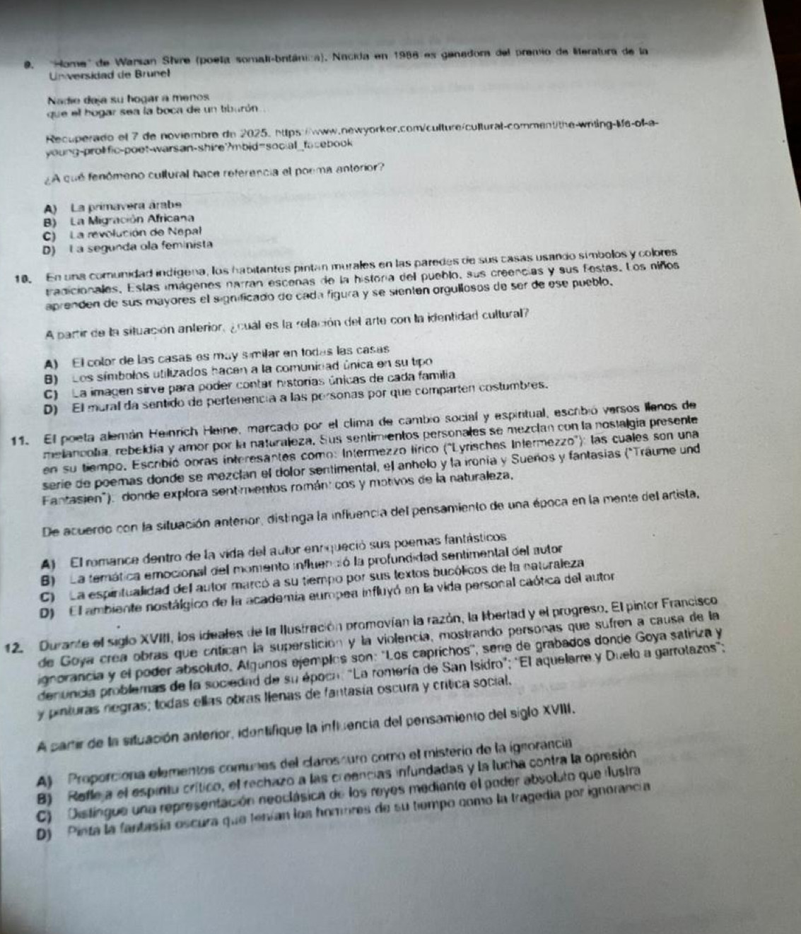 Resuelto:''Home'' de Warsan Shire (poela somali-británica). Nacida en ...