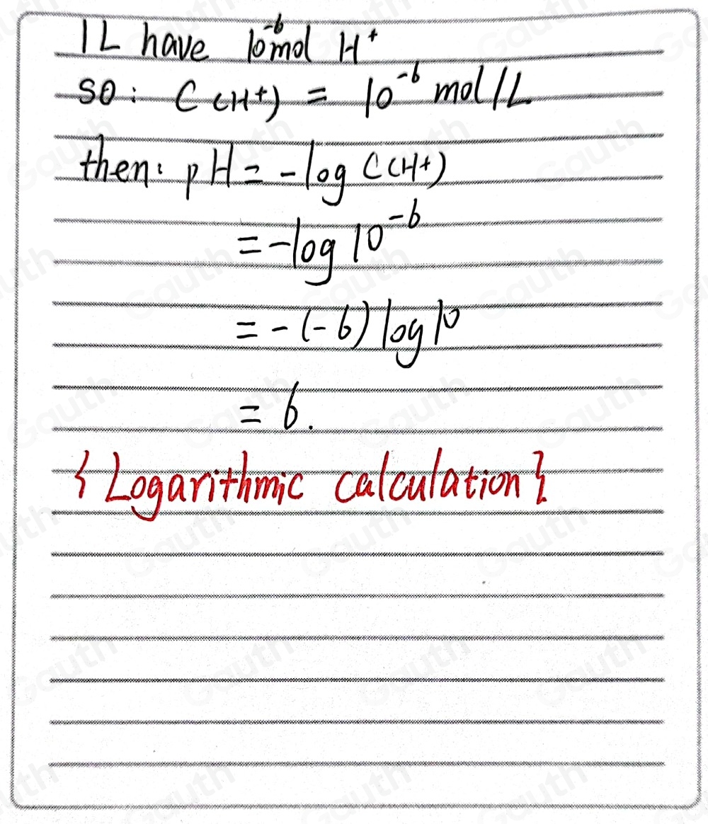 Solved: A 1-liter solution contains 10^(-6) moles of hydrogen ions ...