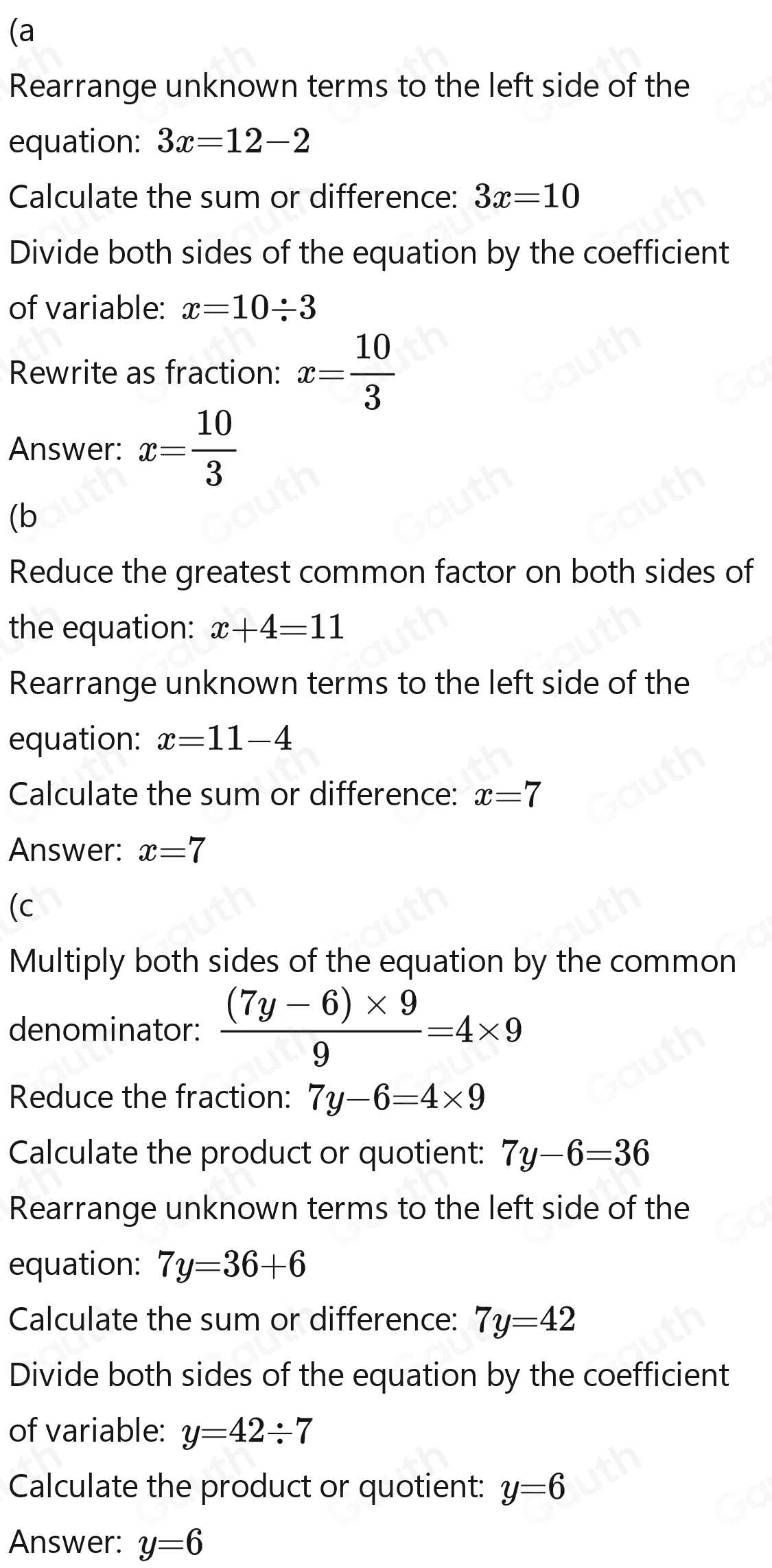 Selesai:Solve the following equations using the backtracking method: (a ...