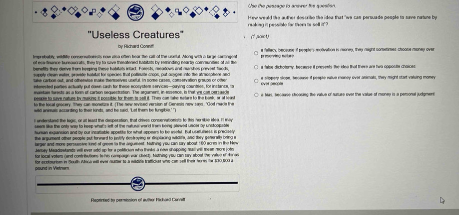 Solved: Use the passage to answer the question. How would the author ...