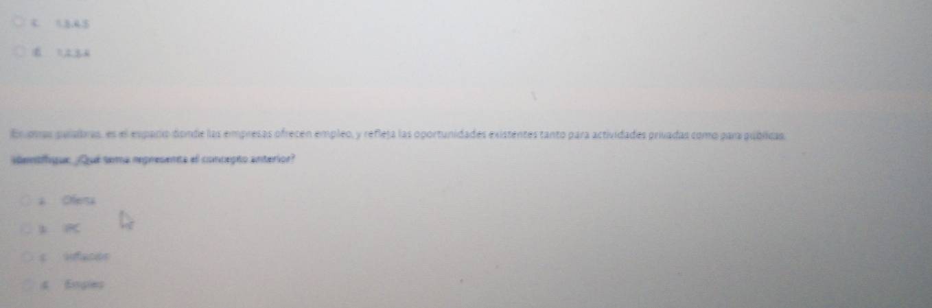 Resuelto:En onas guiabras, es el espario donde las empresas ofrecen ...