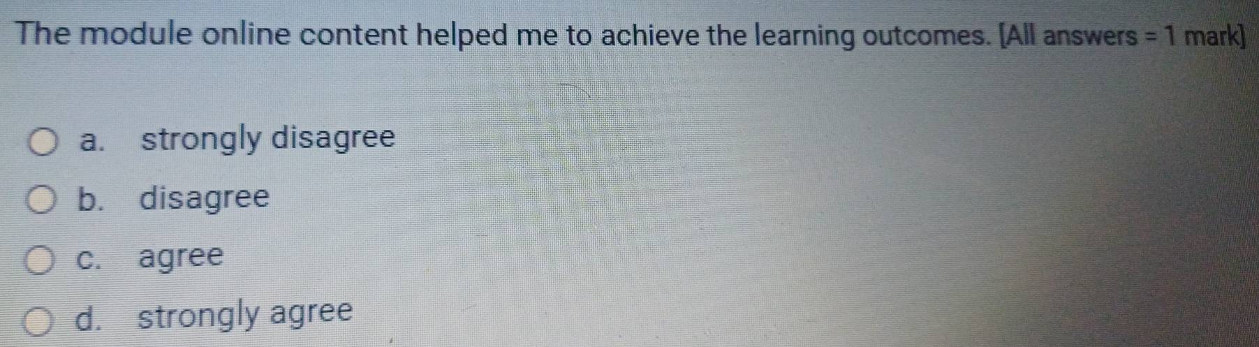 Solved: The module online content helped me to achieve the learning ...