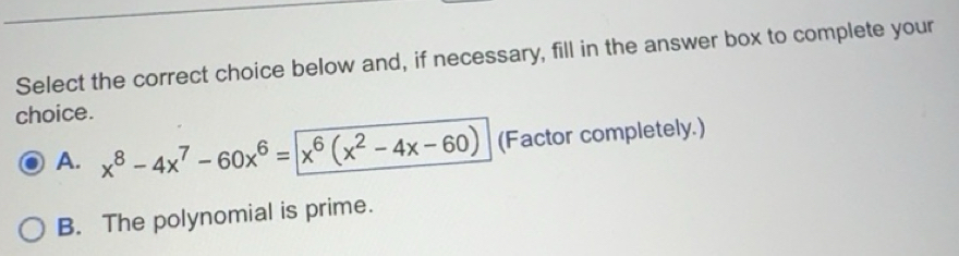 Solved: Select the correct choice below and, if necessary, fill in the answer box to complete ...
