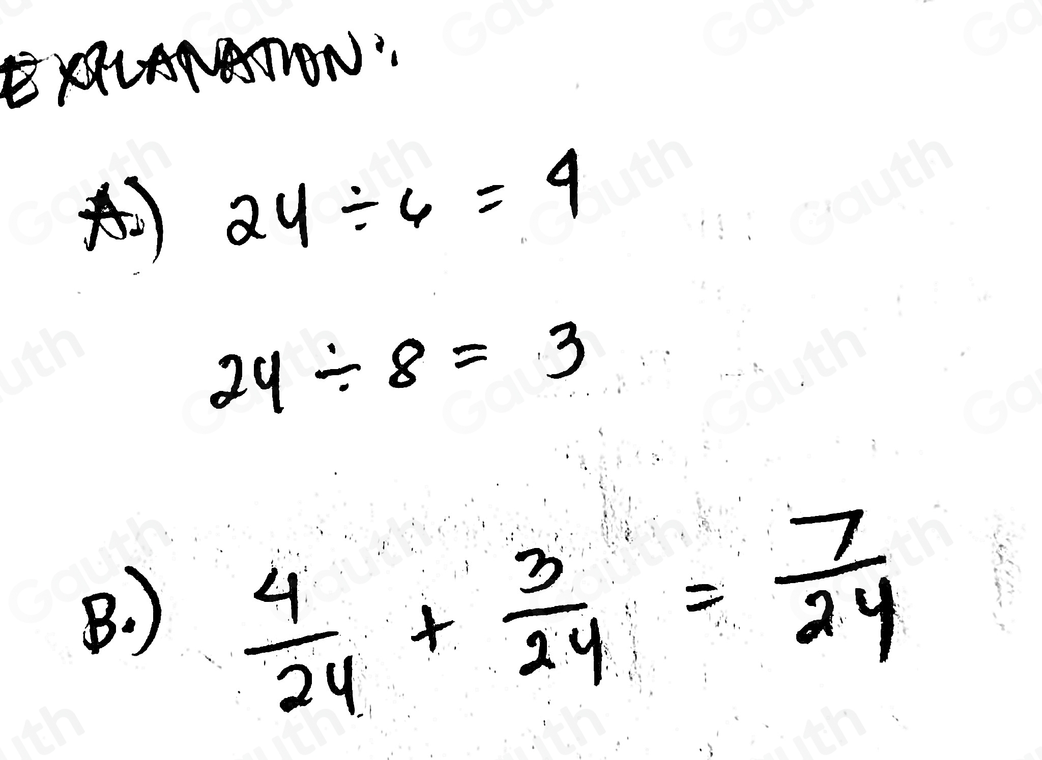 Solved: The bar diagram below shows the fractional parts of a room ...