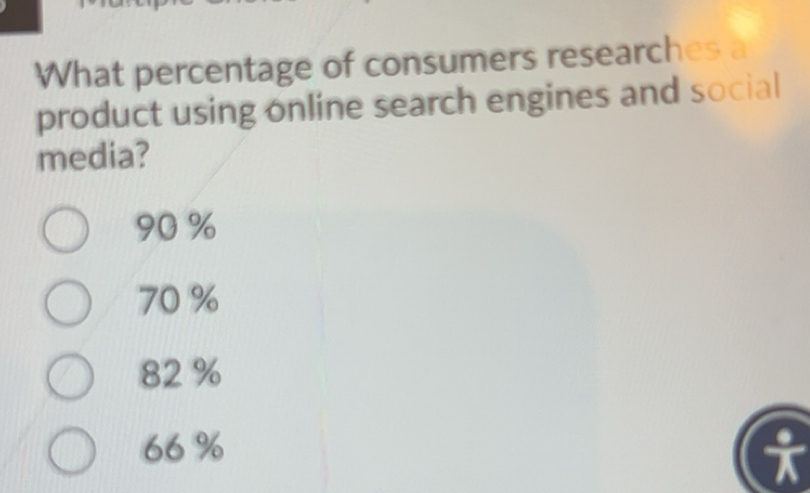 Solved: What percentage of consumers researches a product using online ...