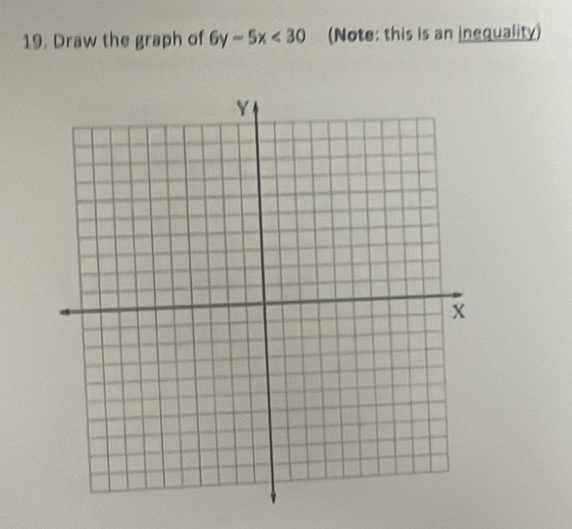 Solved: Draw the graph of 6y-5x