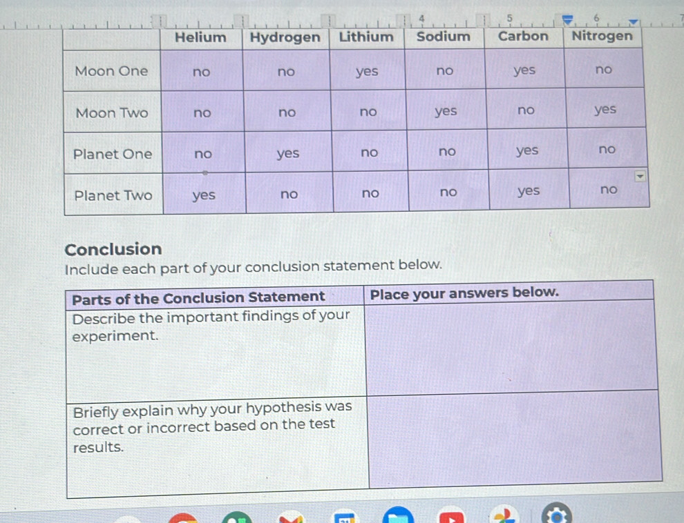 Solved: Conclusion Include each part of your conclusion statement below ...