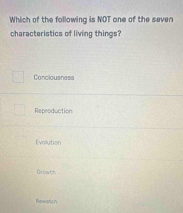 Solved: Which of the following is NOT one of the seven characteristics ...