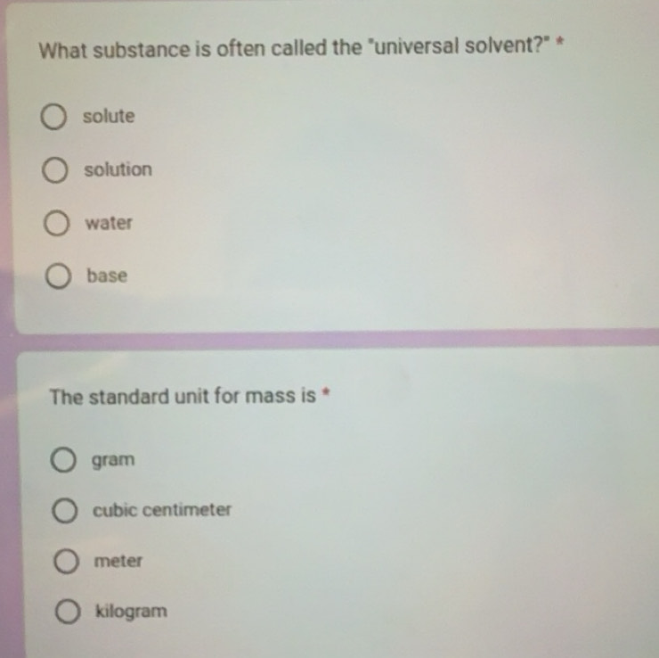 Solved: What substance is often called the "universal solvent ...