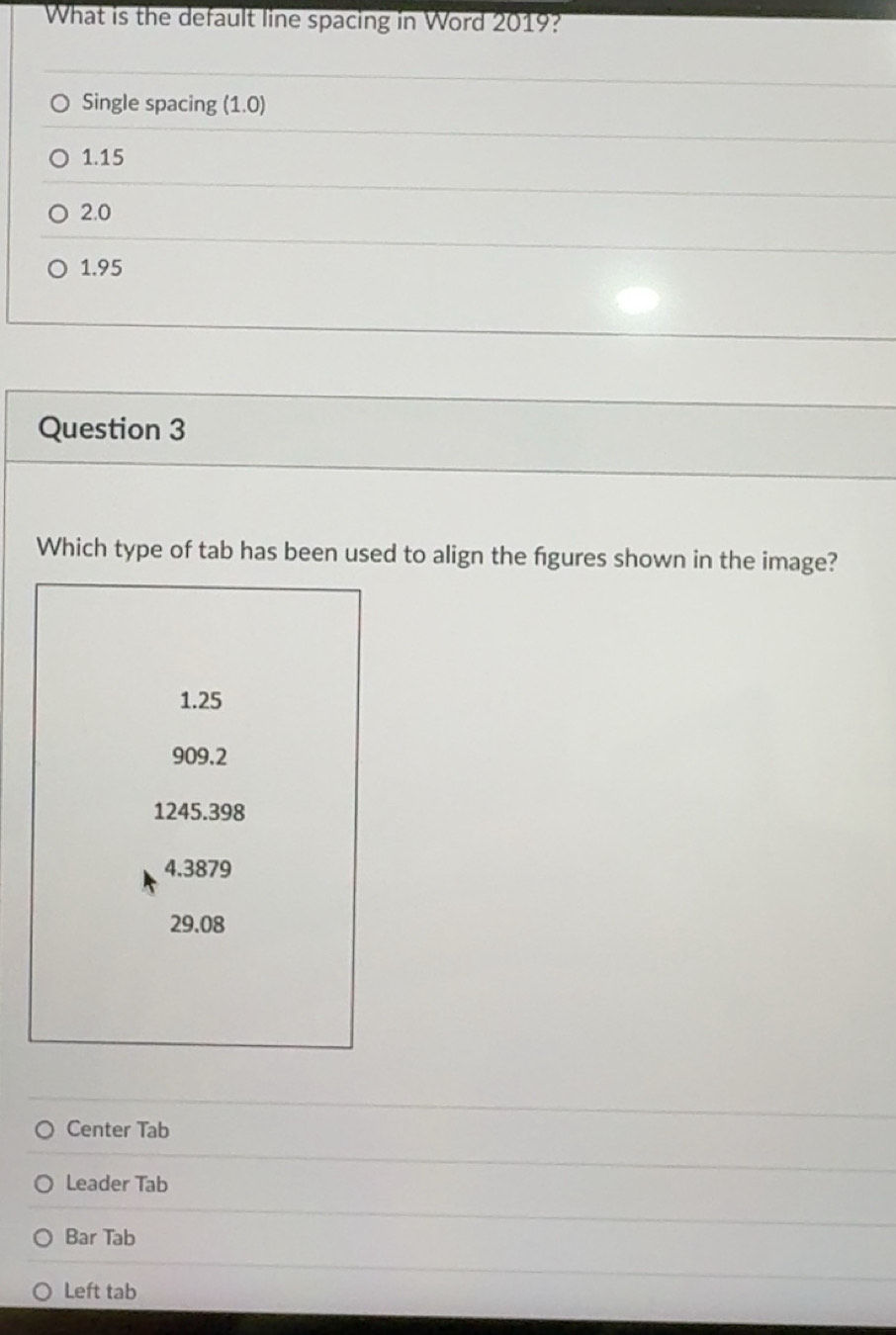 Solved: What is the default line spacing in Word 2019? Single spacing ...