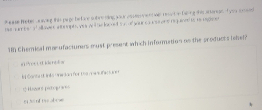 Solved: Please Note: Leaving this page before submitting your ...