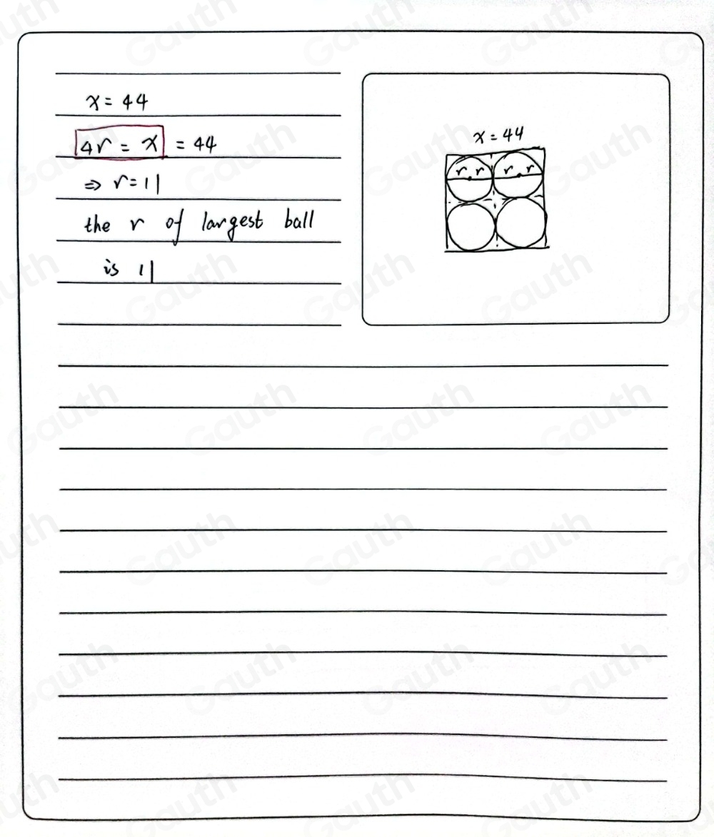 Solved: Eight identical balls were placed inside a cubical box of ride ...