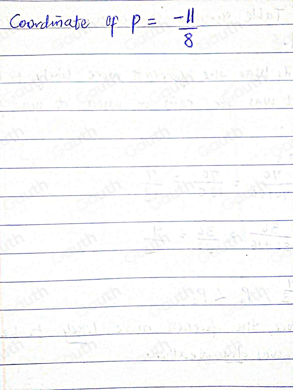 Solved: Use the number line to find the coordinate of P that represents the weighted average of ...