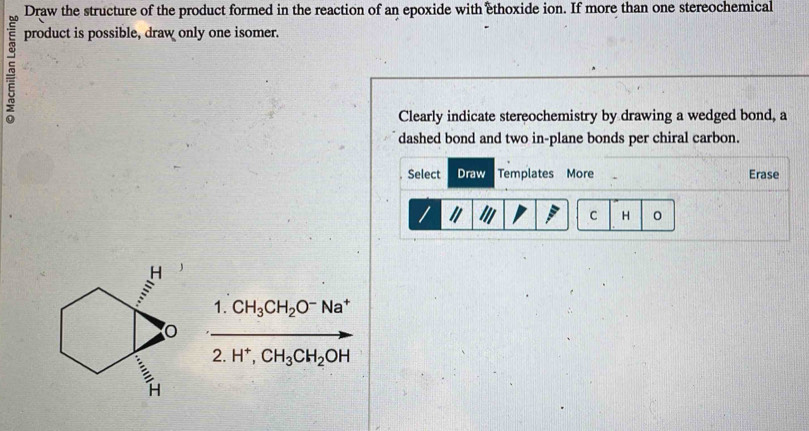 Solved: Draw the structure of the product formed in the reaction of an ...