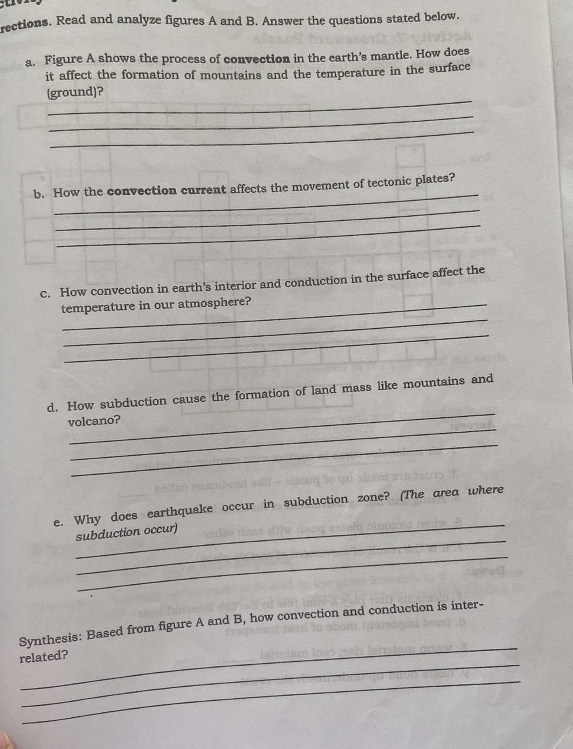 Solved: rections. Read and analyze figures A and B. Answer the ...