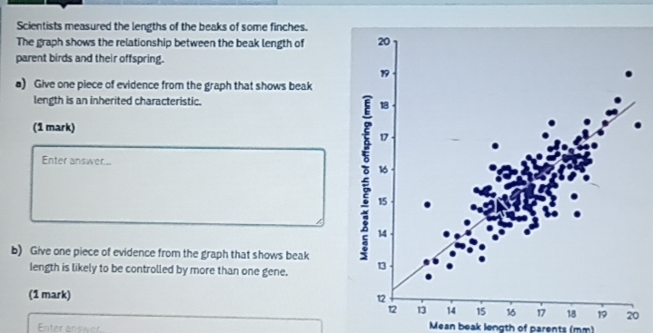 Gelöst:Scientists measured the lengths of the beaks of some finches ...