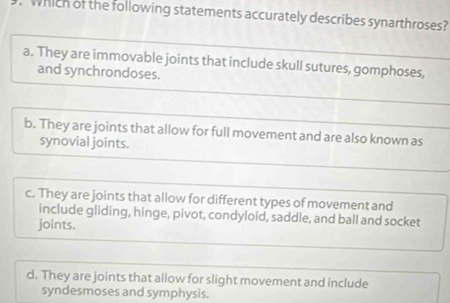 Solved: Which of the following statements accurately describes ...
