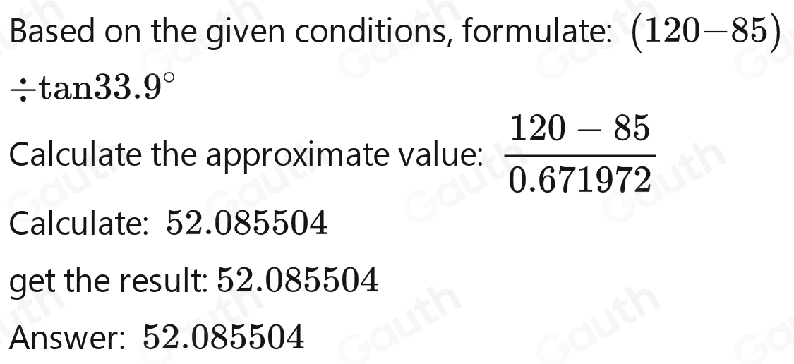 Solved: Two buildings on level ground are 120 m and 85 m tall ...