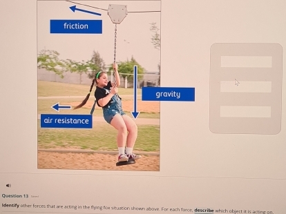 Solved: friction gravity air resistance Question 13 ldentify other ...