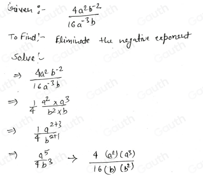 Solved: Which expression do you get when you eliminate the negative ...