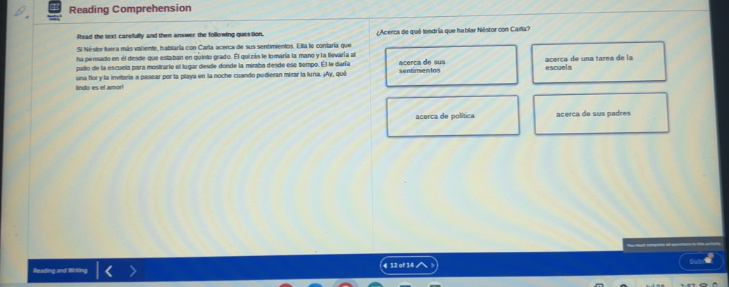 Solved: Reading Comprehension Read the text carefully and then answer ...