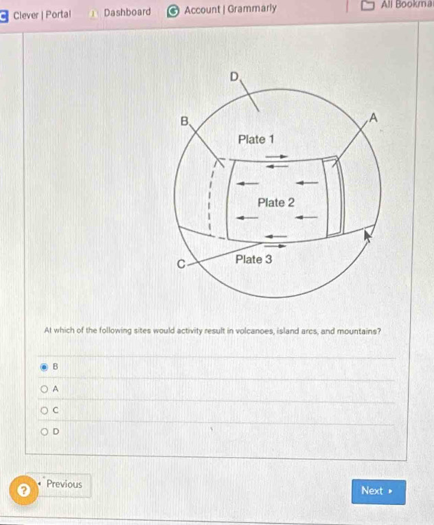 Solved: Clever | Portal Dashboard Account | Grammarly All Bookma At ...