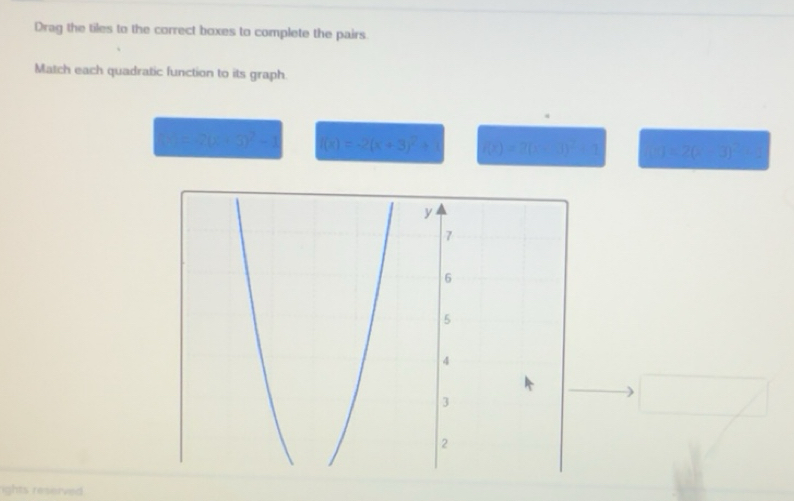 Solved: Drag the tiles to the correct boxes to complete the pairs Match ...