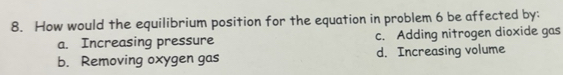 Solved: How would the equilibrium position for the equation in problem ...
