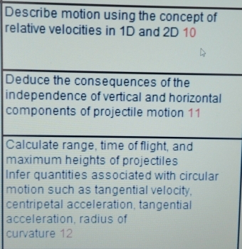 Solved: Describe motion using the concept of relative velocities in 1D ...