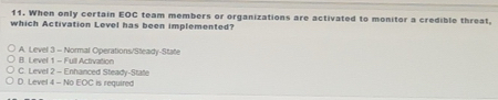 Solved: When only certain EOC team members or organizations are ...