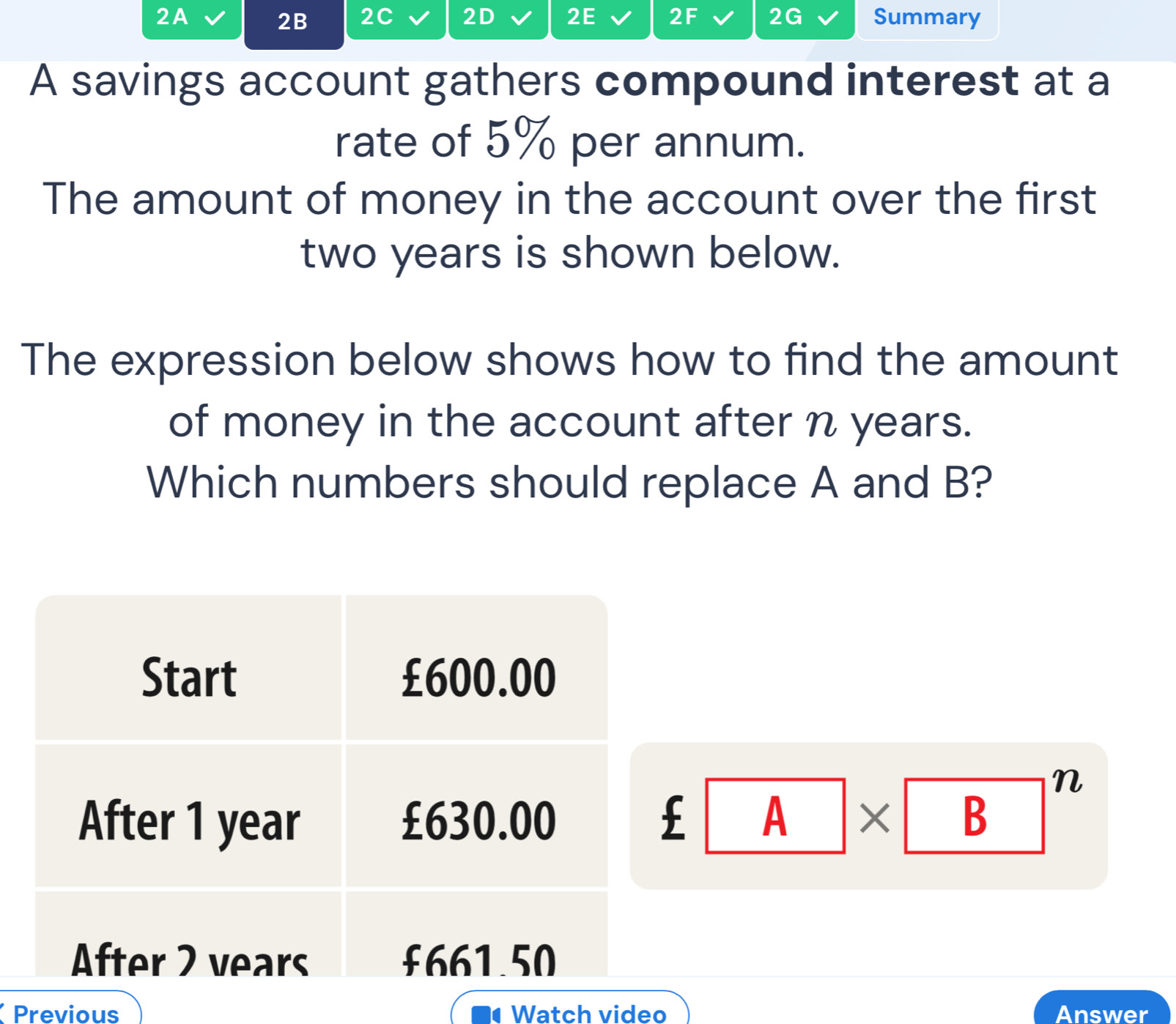 แก้ไขแล้ว:2A V 2B 2C 2D I 2E 2F 2G Summary A savings account gathers ...