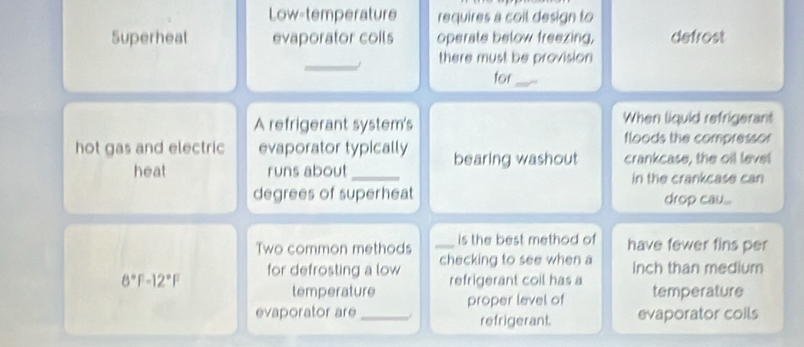 Solved: Low-temperature requires a coil design to Superheat evaporator ...