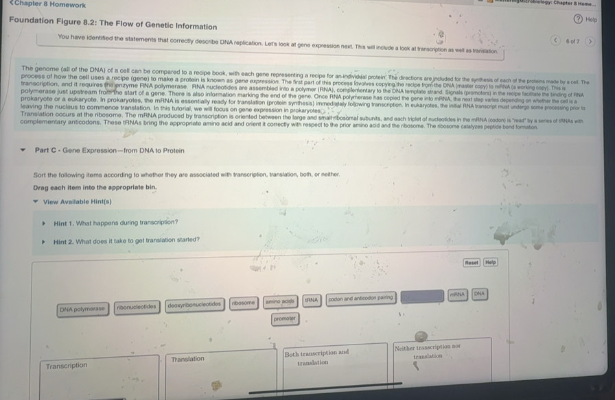 Solved: ζChapter 8 Homework BiSlogy: Chapter 8 Home Help Foundation ...