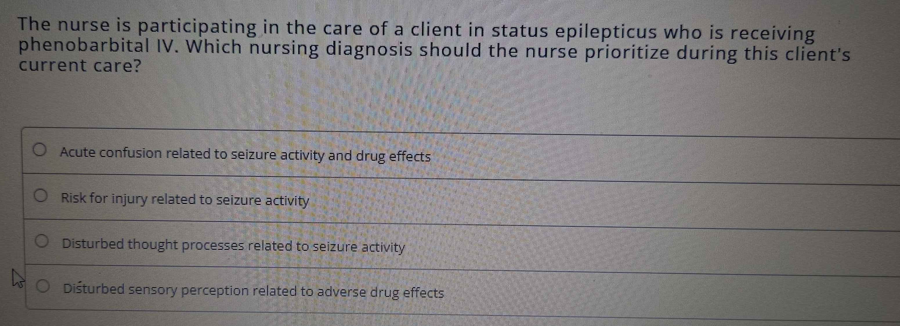 Solved: The nurse is participating in the care of a client in status ...